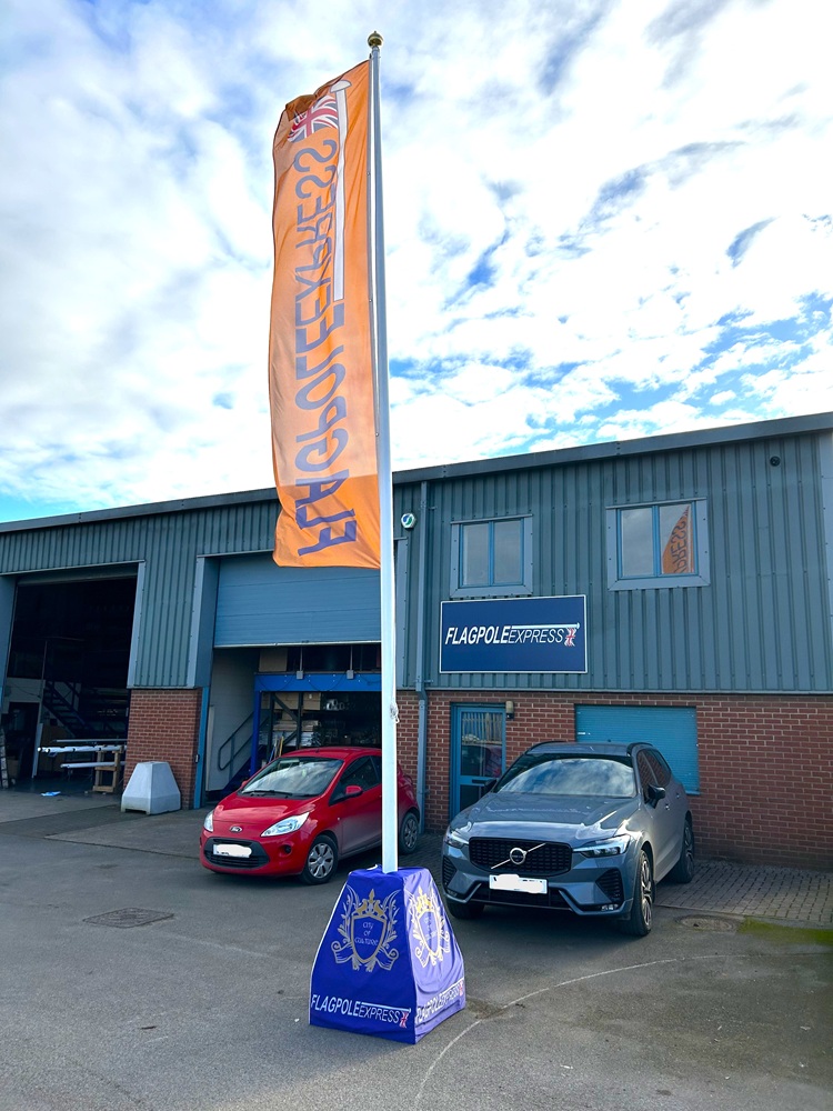 Free-Standing Classic Flagpole Base | Flagpole Express